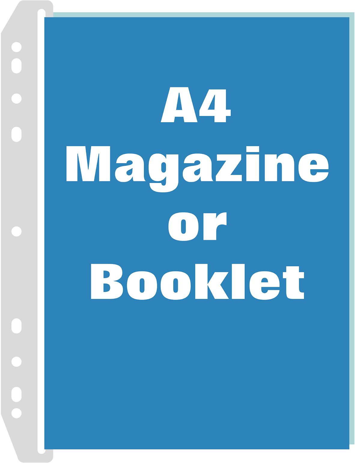 A4 Magazine Holders - holds magazines in Binder albums (Pack of 12 ...