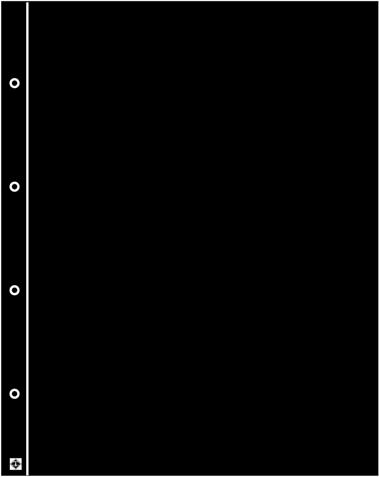 Black Folio Interleaf 290x365mm - Pack of 5 | Arrowfile | The Archival ...