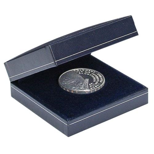 Dark Blue Individual Coin Case up to 55mm | Arrowfile | The Archival ...