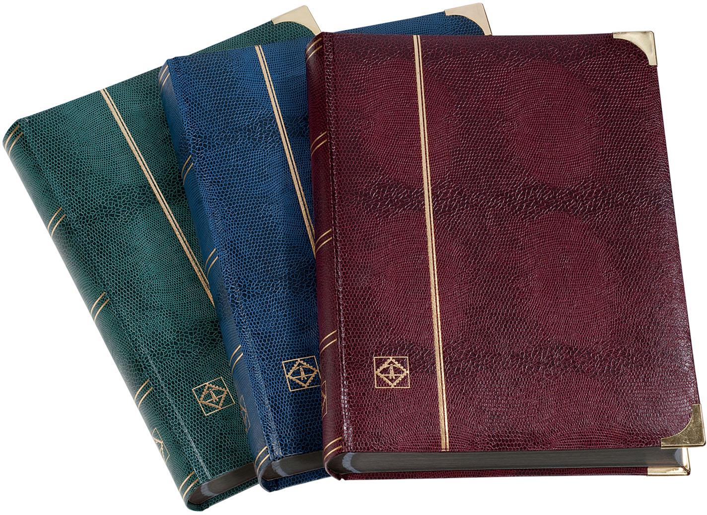 Comfort Deluxe A4 Stamp Stockbook - 32 Black Pages, 64 Sides - Green ...