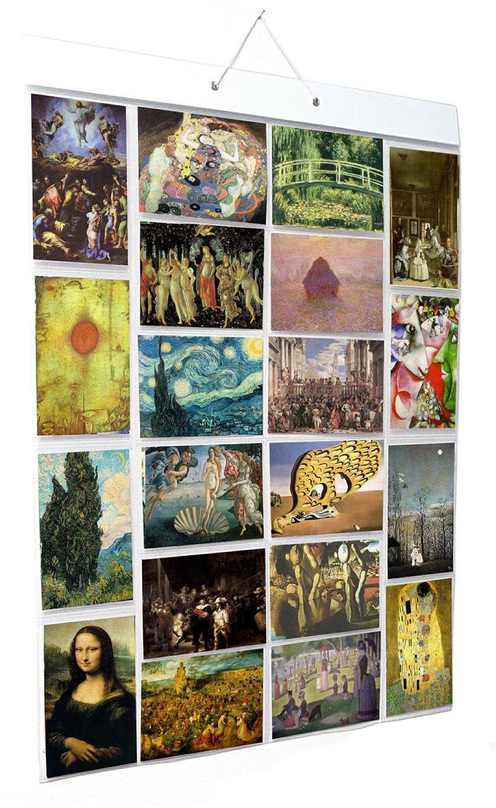 Hanging Gallery Picture Pockets - Large - 40 6x4" Photos in 20 Pockets ...