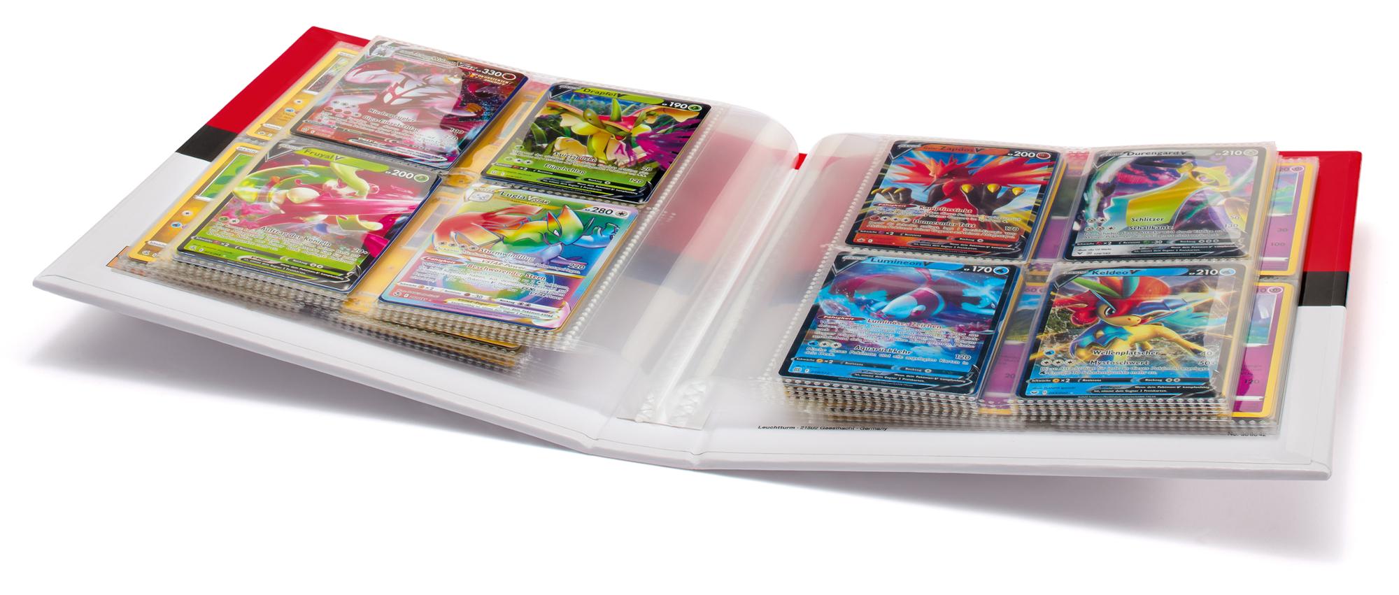 Small Trading Card Album Pro - Red & White | Arrowfile | The Archival ...