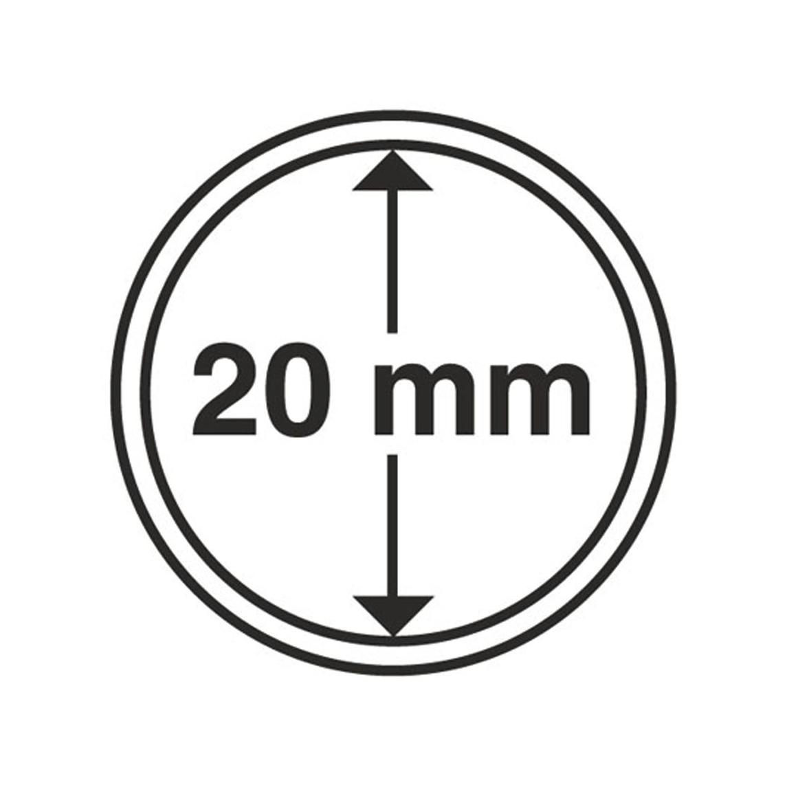 Ultra Coin Capsules Range, Circular and Rimless - 20mm | Arrowfile ...