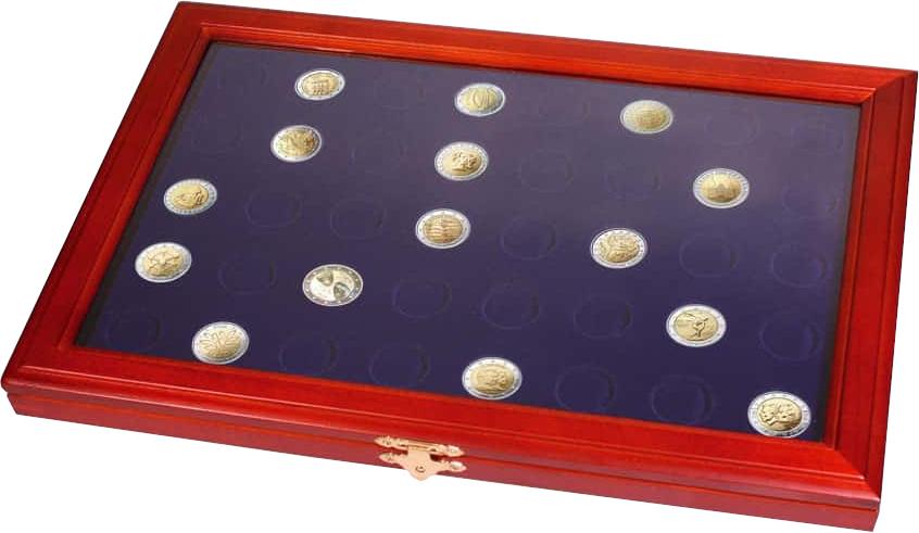 Wooden Coin Display Showcase - 10 Euro Sets | Arrowfile | The Archival ...